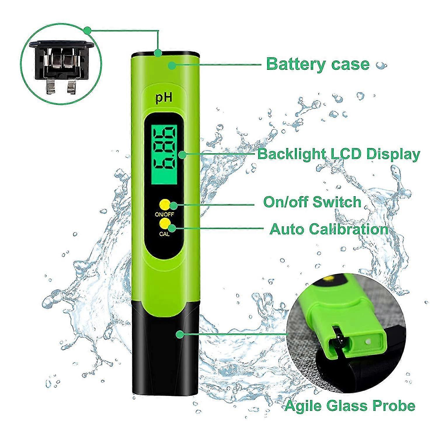 PH Meter For Water Digital pH Tester Pen Water Quality Tester 001 High ...