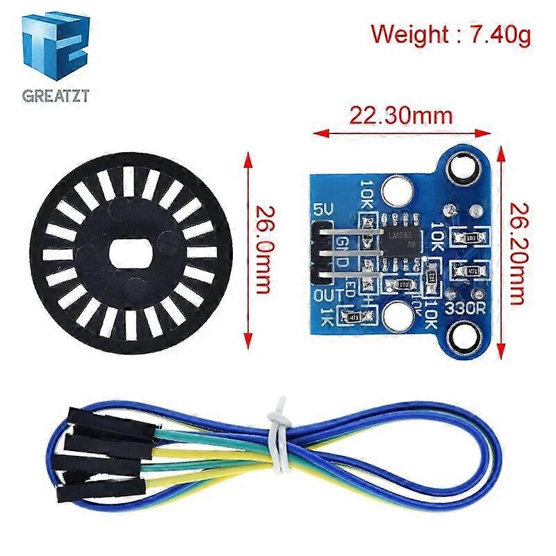 Photoelectric Beam Speed Sensor Module 3.3V-5V Slot-Type Optocoupler ...