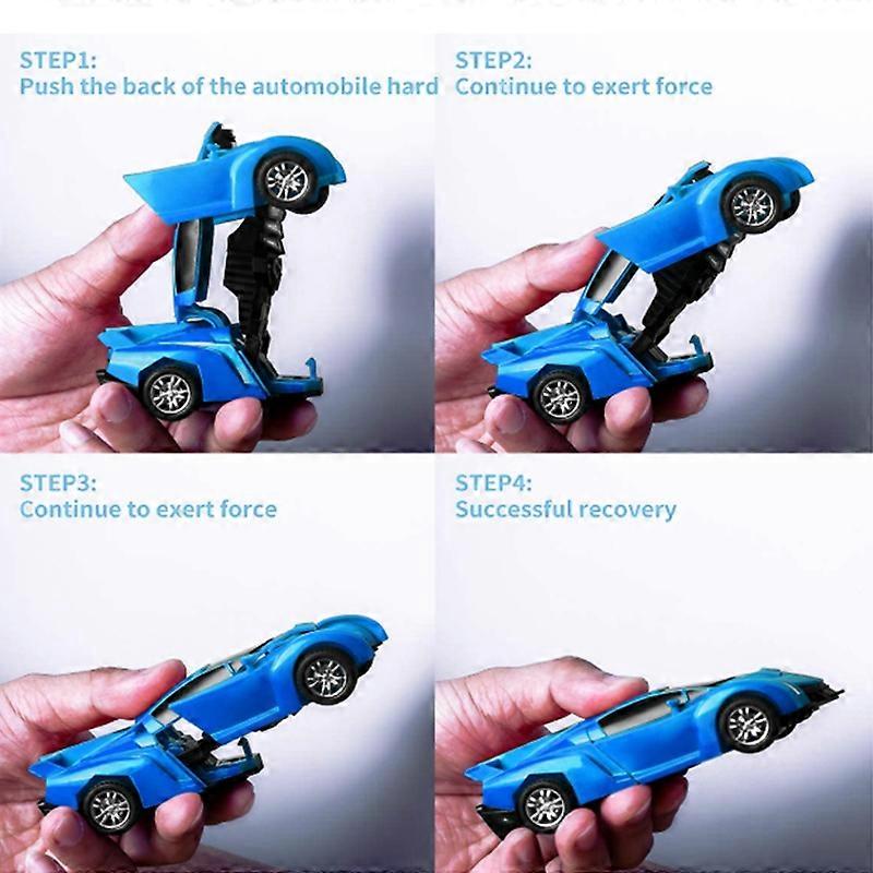 Two-in-one transforming robot car Lamborghini model mini automatic ...