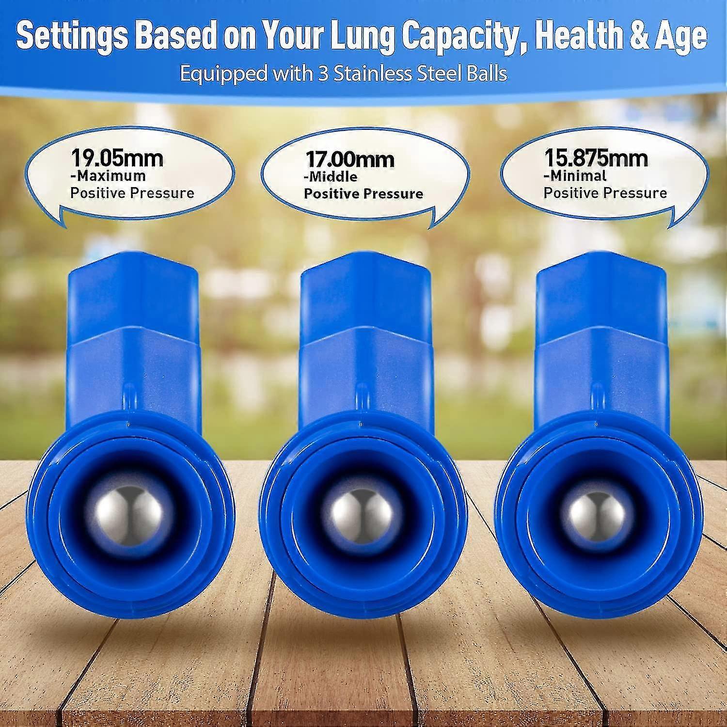 Lung Flute Breathing Vibration Expectorator Phlegm-Inducing Device ...