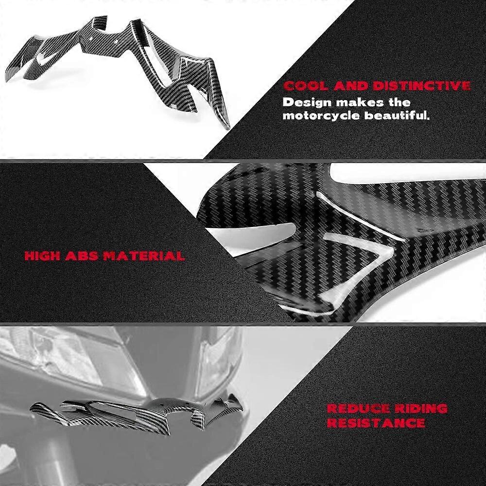 For YAMAHA R3 R25 2019-2022 2023 Front Fairing Winglets Cover ...