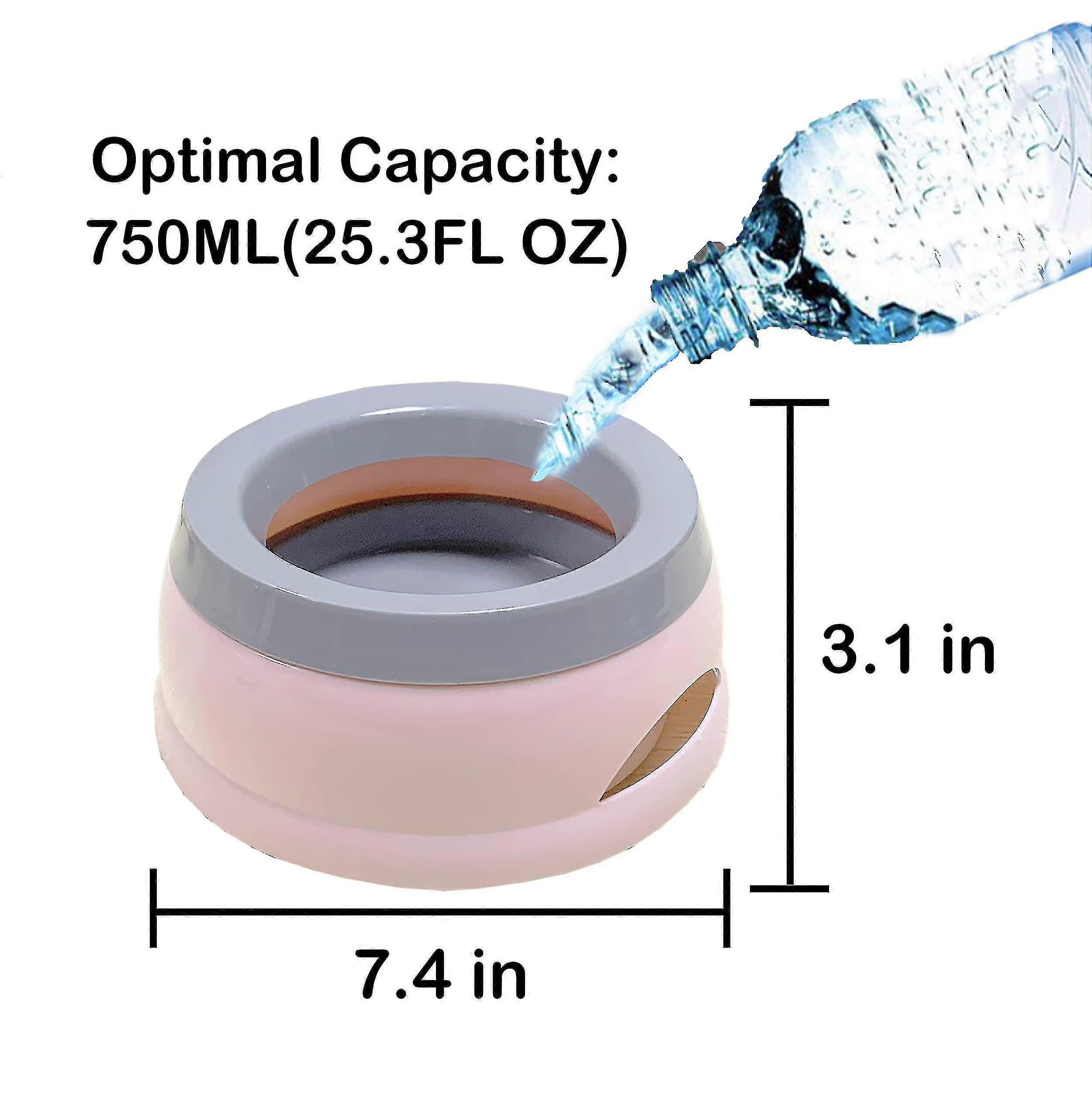 Anti Splash Dog Water Bowl/splash Proof No-spill Water Dispenser For ...