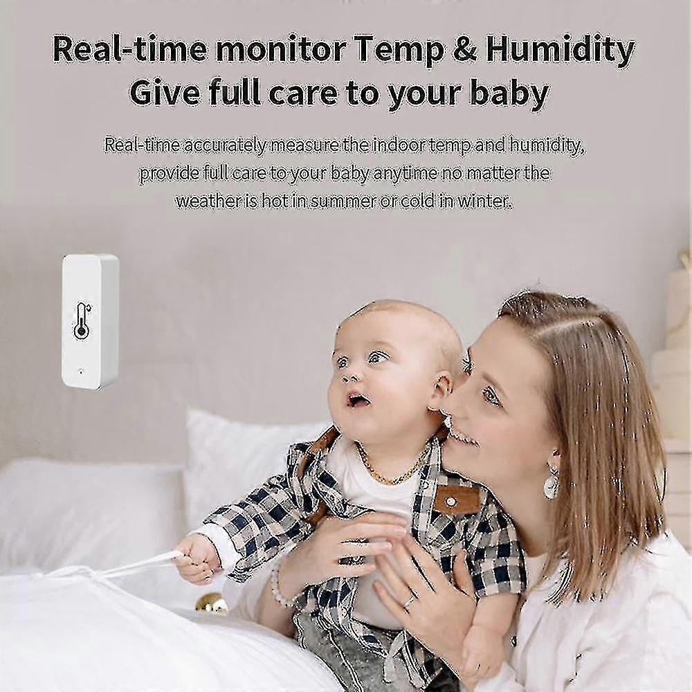 3x Tuya Wifi Temperature And Humidity Sensor Indoor Thermometer ...