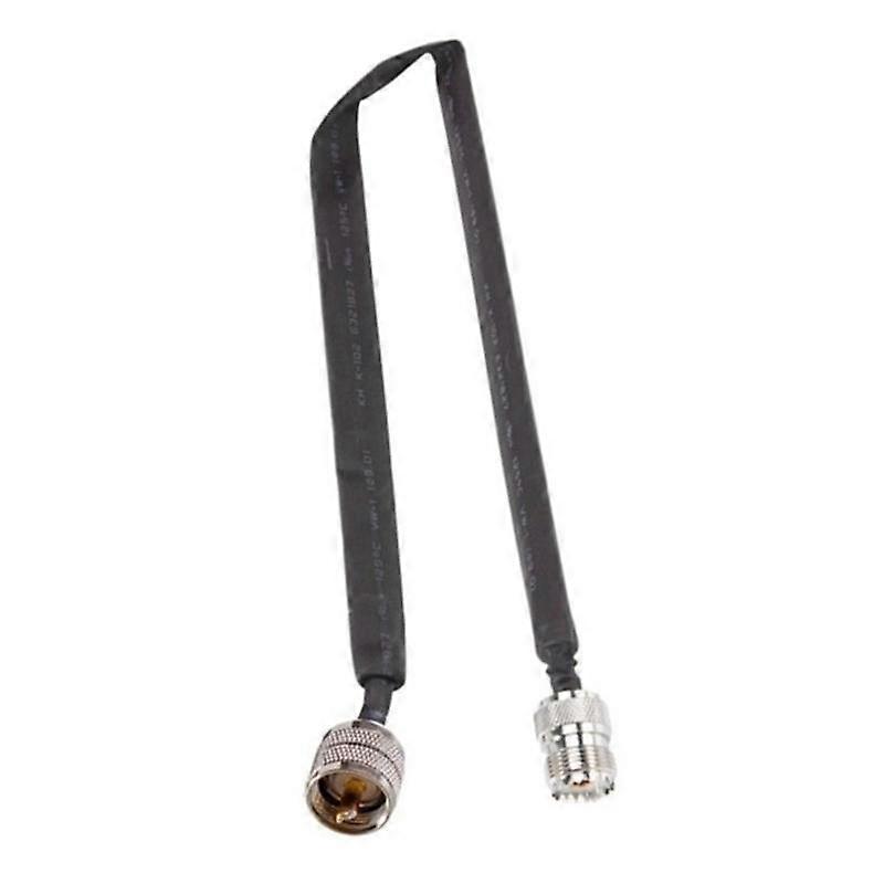 Window/Door Pass Through Flat RF Coaxial Cable SO239 UHF Female to UHF ...