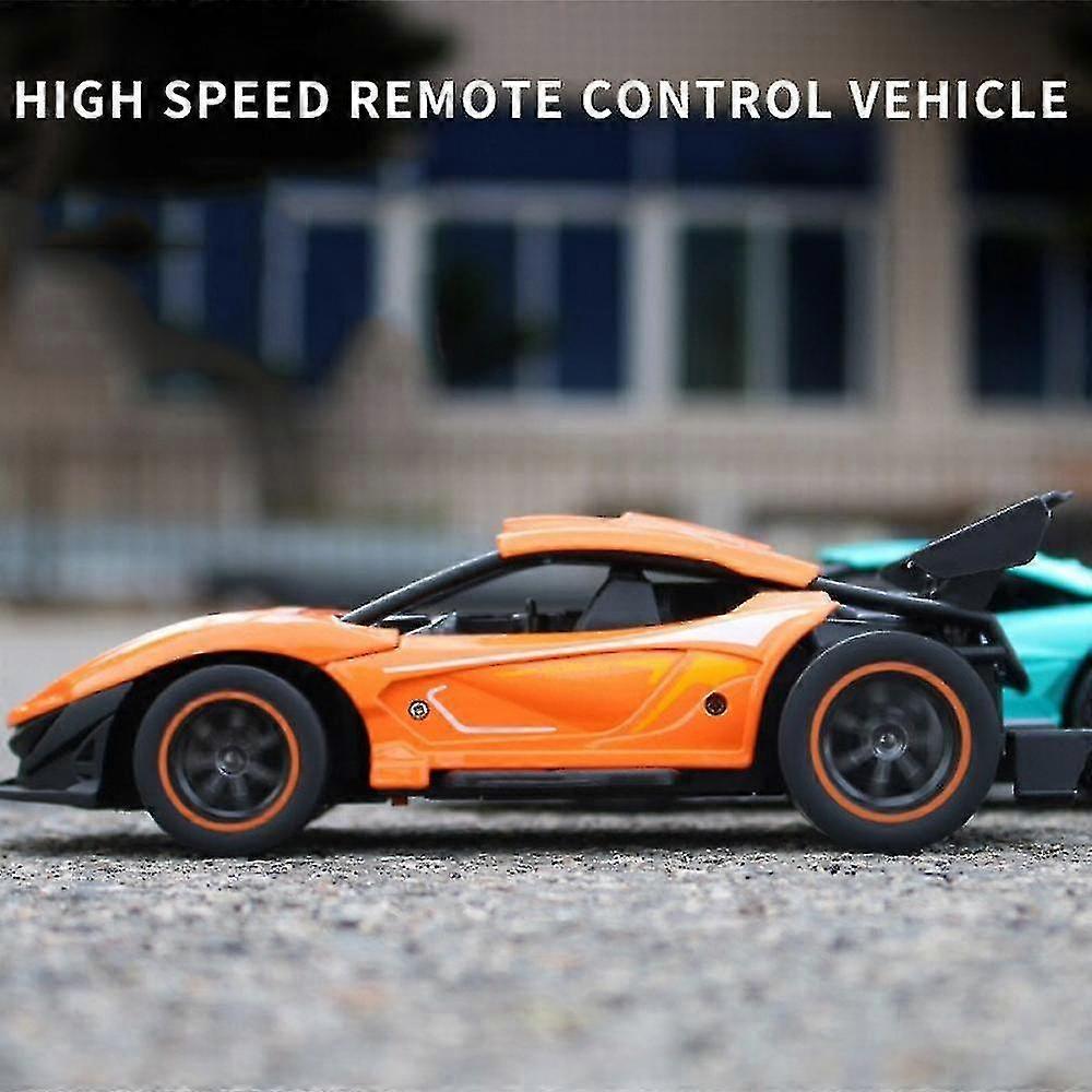2.4g Rc Metal Drift Racing Car Toy Off Road Radio Remote Control ...