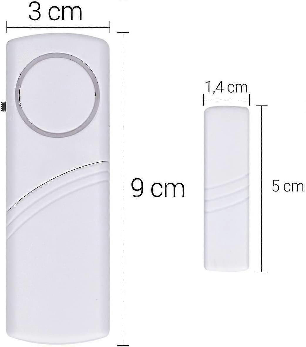 Door And Window Alarm - Lot 4x Wireless Intrusion Alarm - Home Security ...