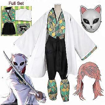 Anime Demon Slayer Sabito Kimetsu No Yaiba Costume Kids Men Women ...