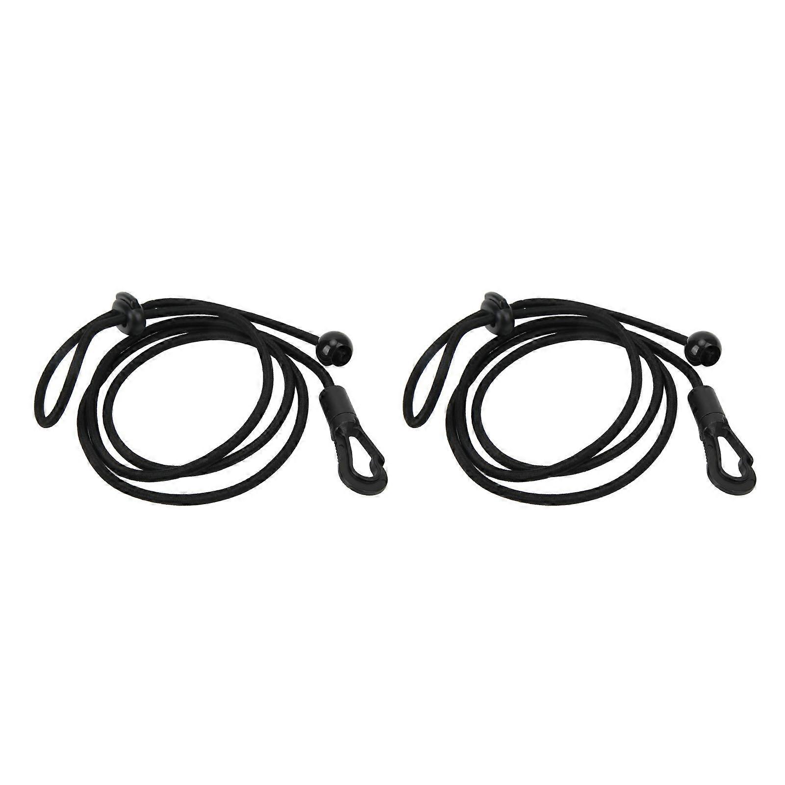 20242pcs/set 180cm Kayak Canoe Paddle Leash Clip Stretchable Fishing ...