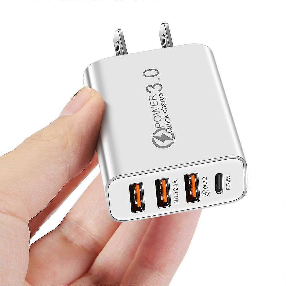 New Fast Charging Us Standard Euro Standard Charger 3usb+ Type-c Mobile ...