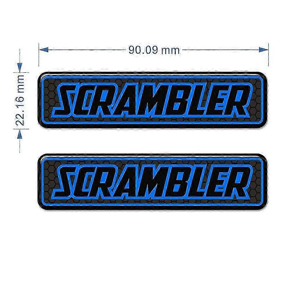 Tank Pad Stickers For Ducati Scrambler Emblem Badge Logo Protector ...