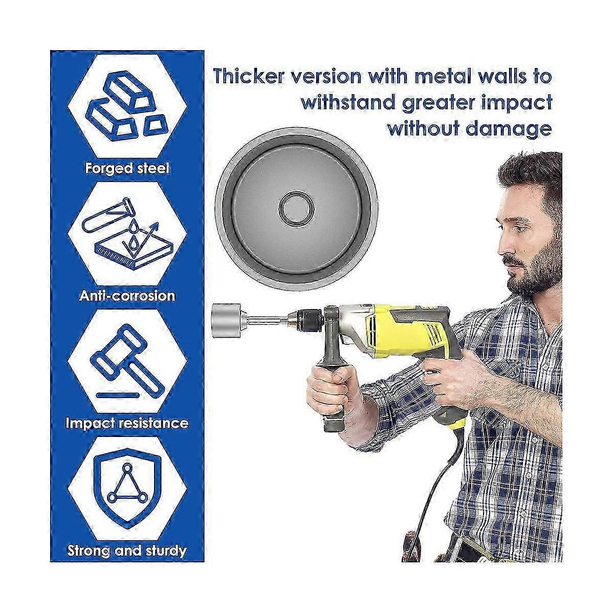 SDS Plus Ground Rod Driver for Rotary Hammer Drills Metal , Ground Rod ...
