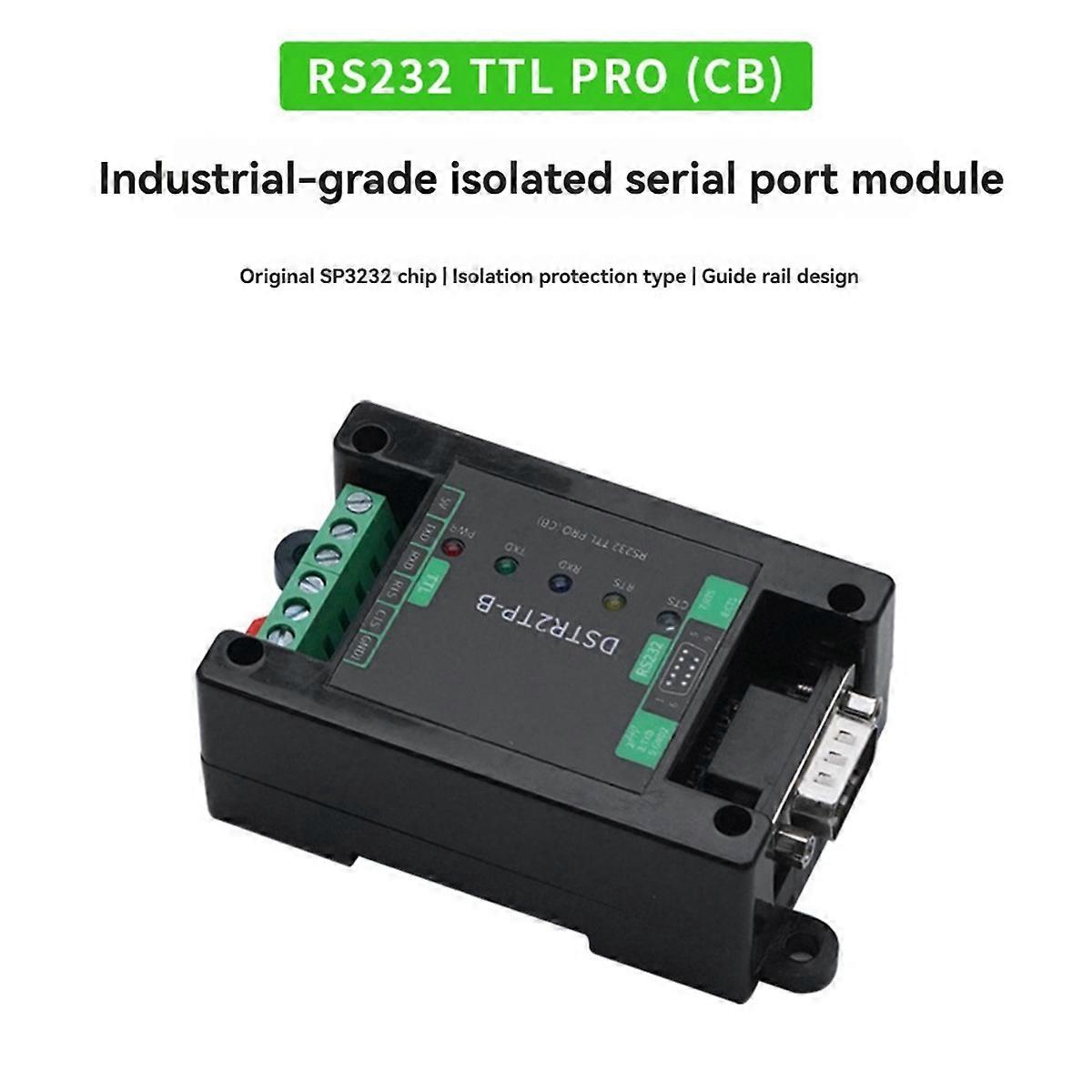 RS232 TTL PRO (CB) Industrial Isolation Serial Port Module | Fruugo UK