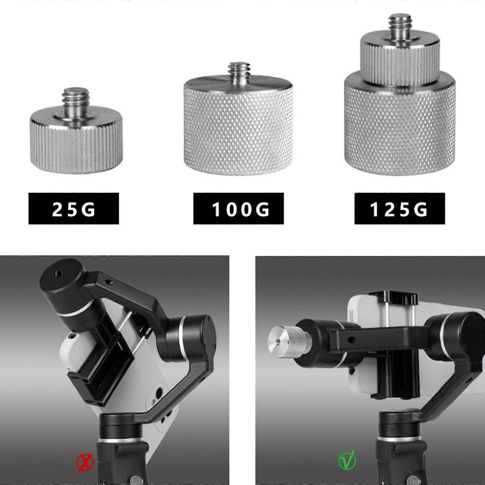 20g 100g 125g Handheld PTZ Counterweight Clump Weight Standard 1/4 ...