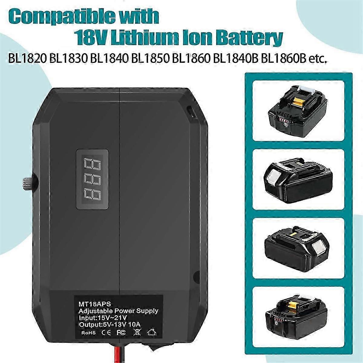 DC 18V to 12V Step Down Converter for Makita 18V Battery, Power Wheels ...