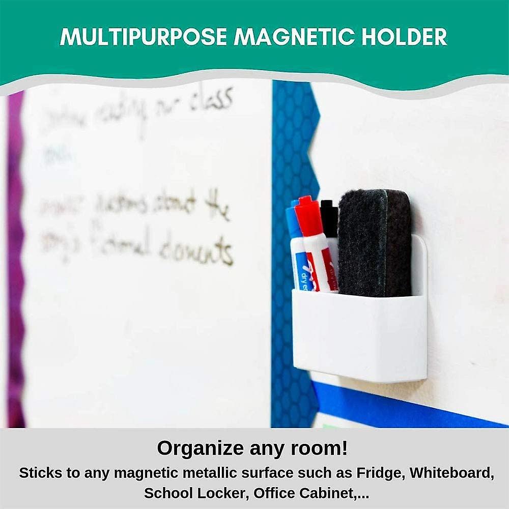 Magnetic Dry Erase Marker Holder Whiteboard Pen Magnetic Holder Marker Eraser Organizer Tray ...
