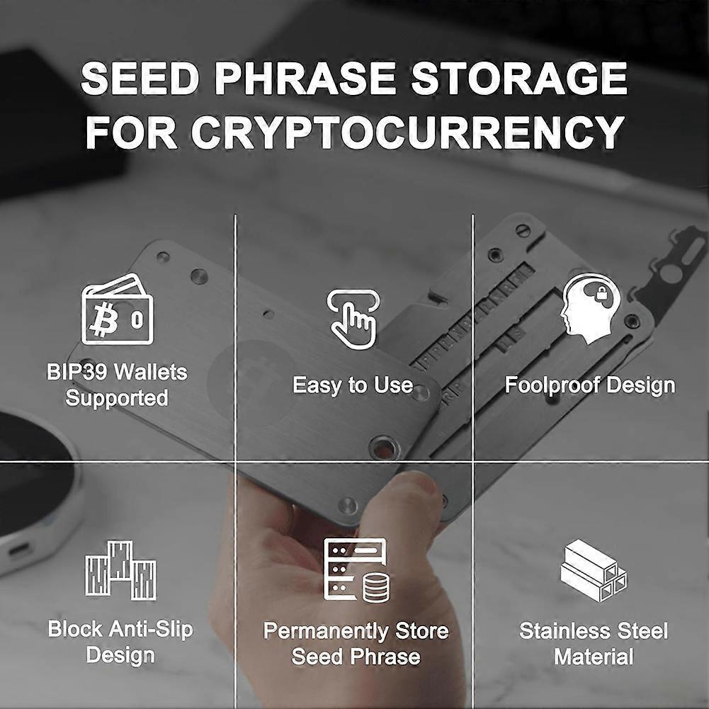 Crypto Seed Phrase Storage,Secure Bitcoin Wallet, Private Key Recovery ...