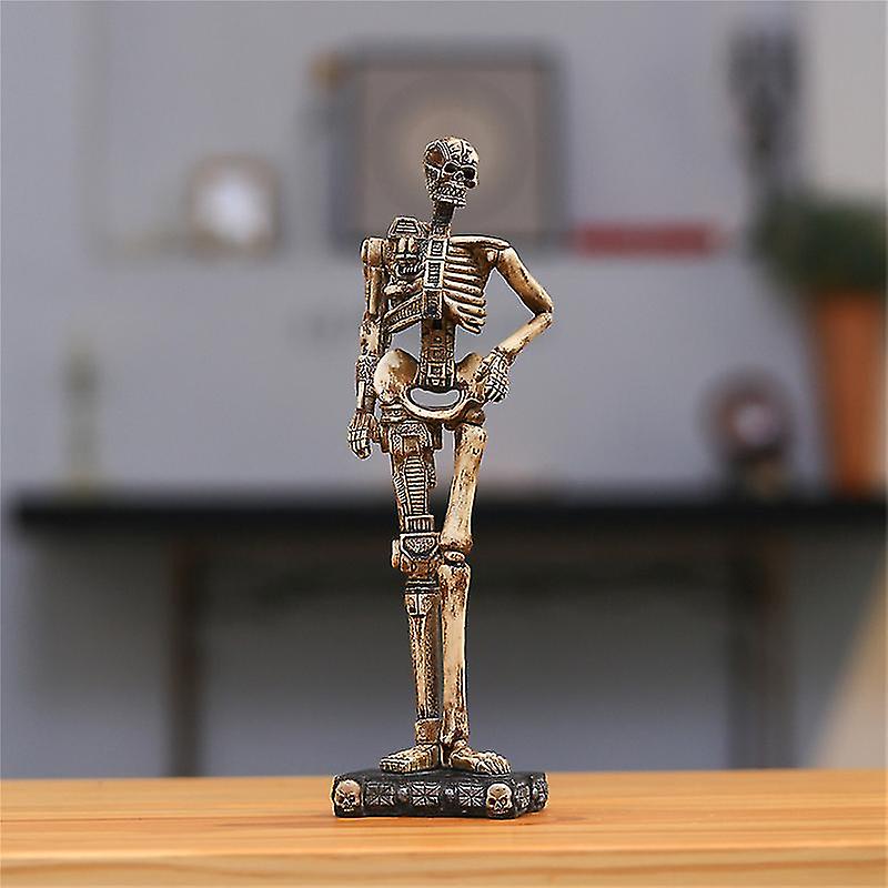 Creative Resin Skeleton Statue Personalized Desktop Ornament For Home ...