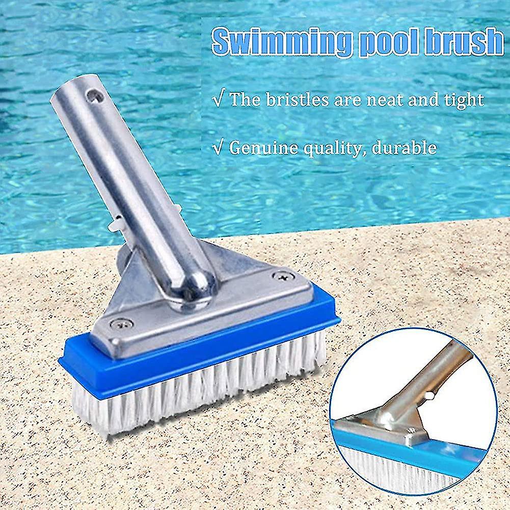 Pool Brush Pool Algae Wall Brush Cleaner With Aluminum Handle For ...