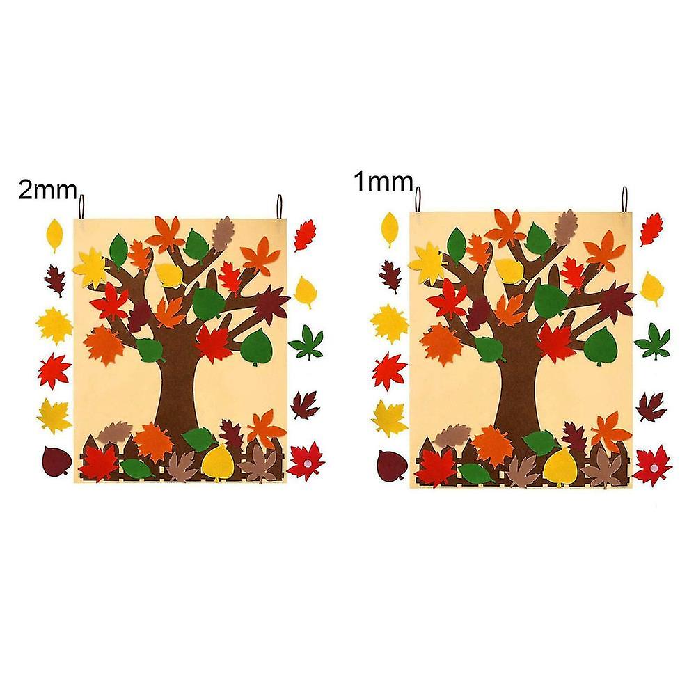Diy Felt Maples Tree Ornaments Wall Hanging Decorations For Kids Diy ...