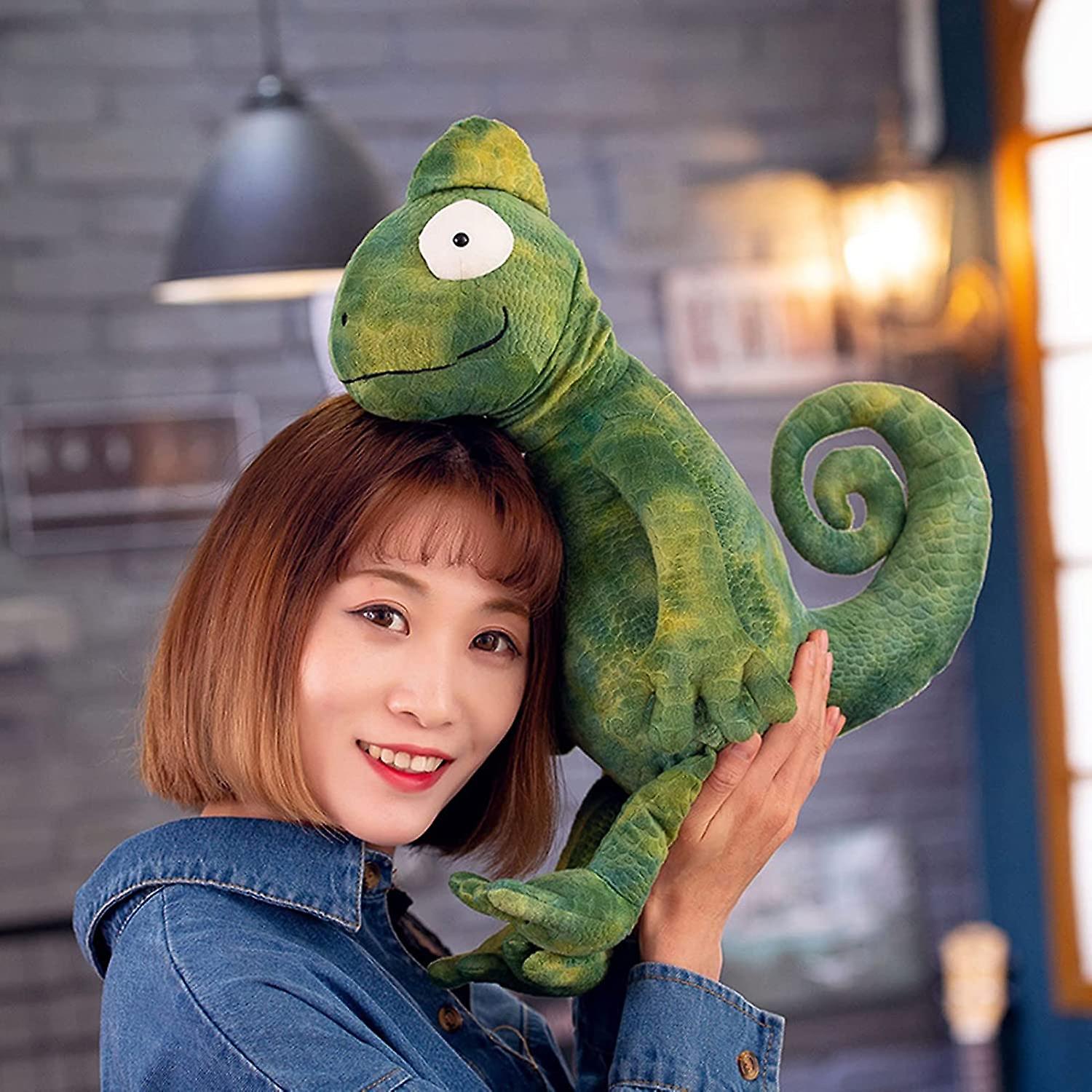 Chameleon Stuffed Animal, 20 inches Lizard Plush Toys Lizard Doll ...