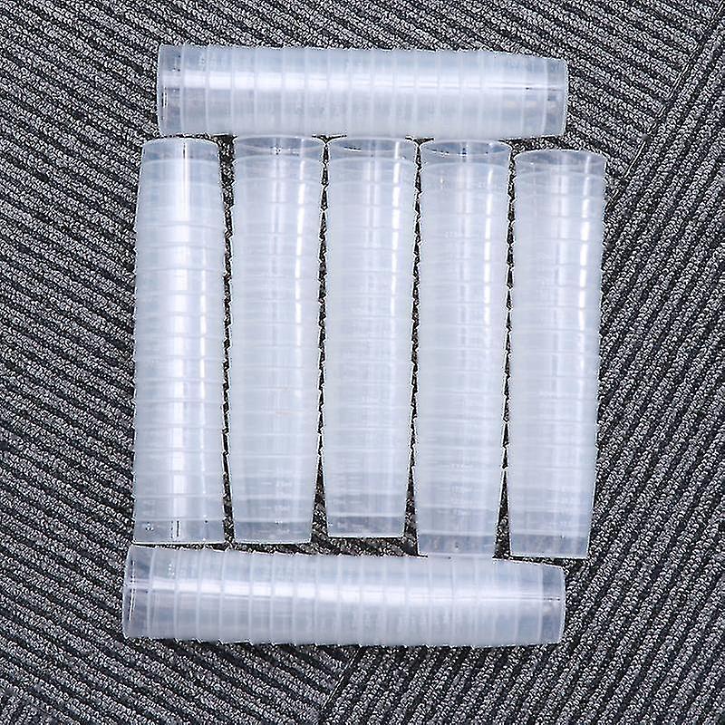 50pcs 30ml Plastic Graduated Cups Measuring Scale Cups Transparent ...