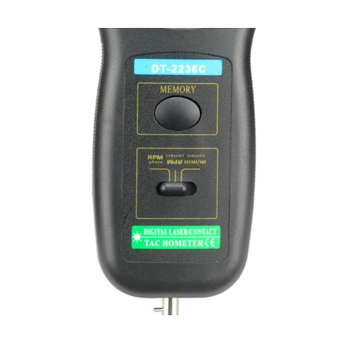 Dt2236c Speed Detector Meter Laser Tachometer Dt 2236c Led Digital ...