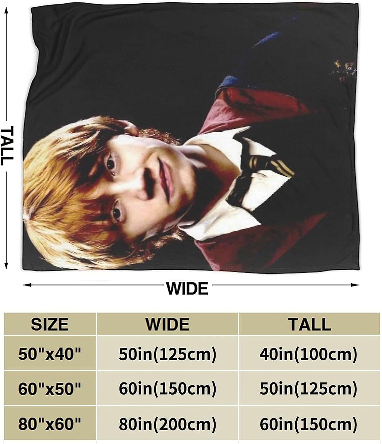 Rupert Grint Tæppe 3D Print Lam tæppe Plys tæppe sengetøj Indretning ...