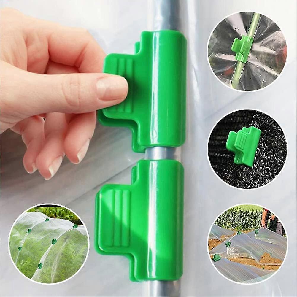 40 Pieces Greenhouse Clips 16mm Greenhouse Tube Rod Clip Greenhouse ...