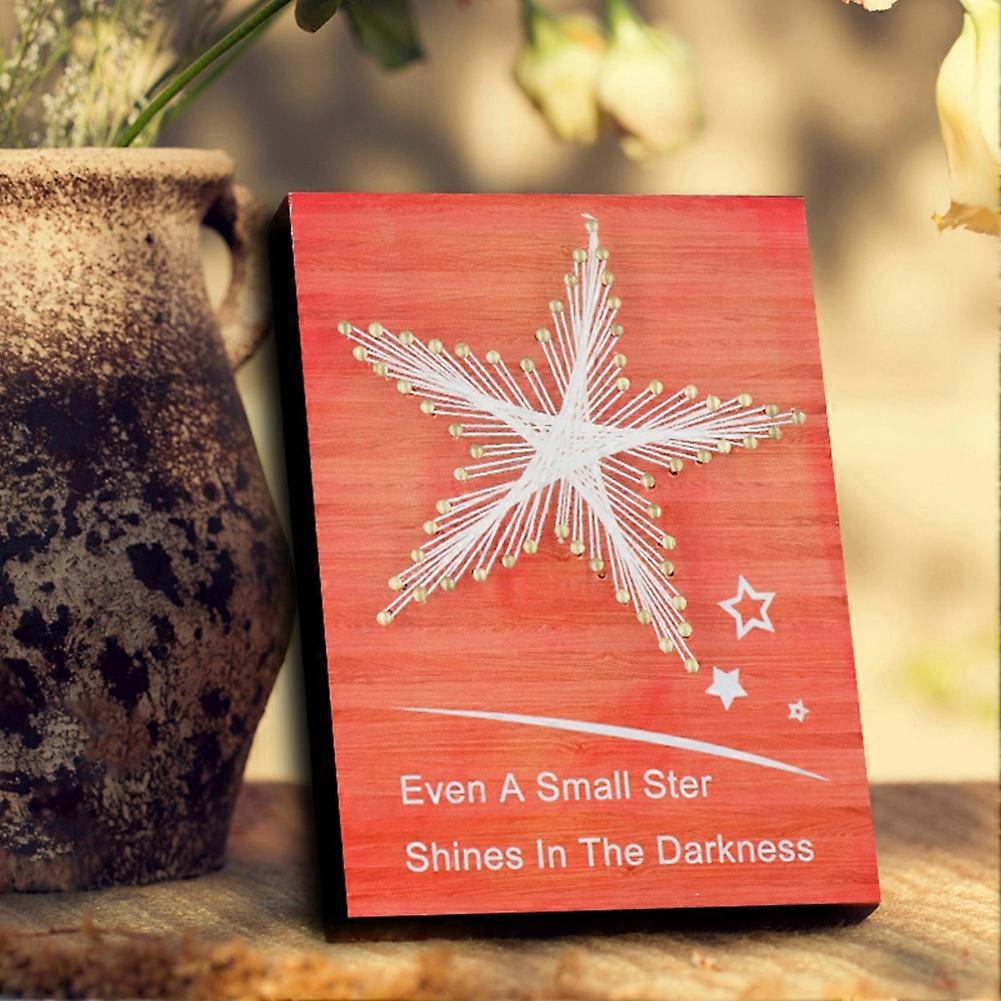 Star DIY Nail String Art Kit 3D Drawing Nails Winding Lines Painting ...