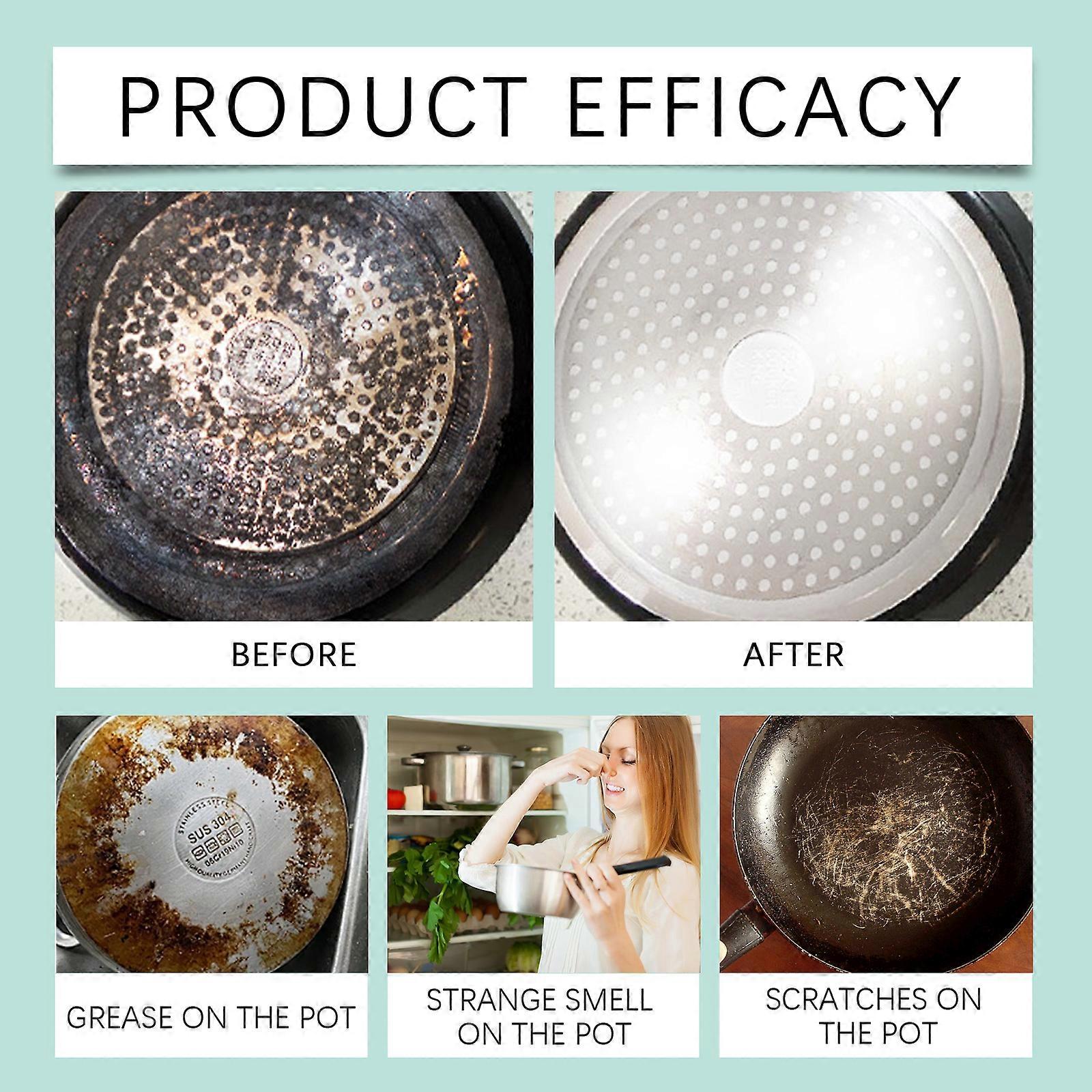 150ML Magic Gel Cleaner For Pots And Pans or Cookware Bottom Strong ...