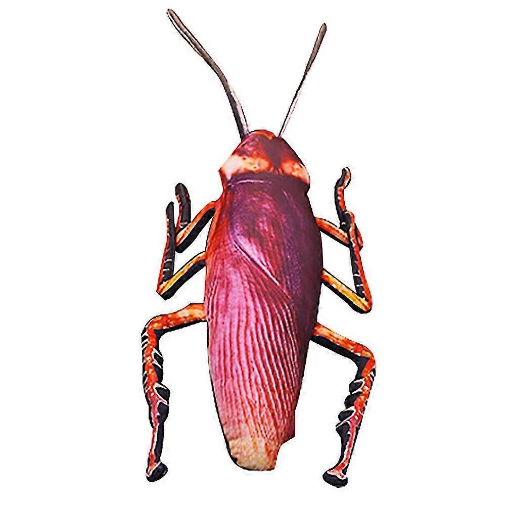 Vivid 3d Simulation Cockroach Plush Cushion Prank Props Insect Nap Toy ...