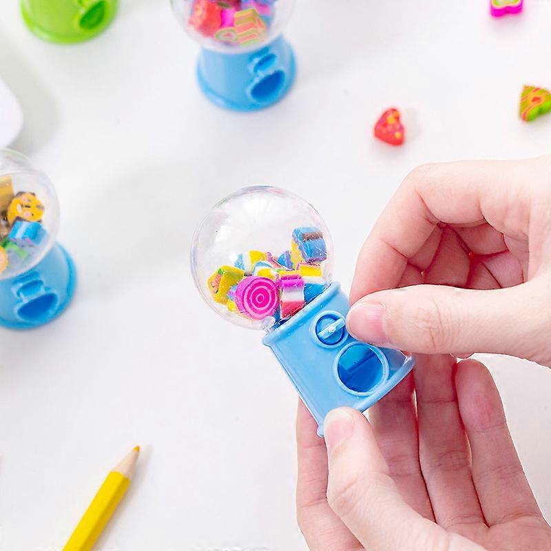 Mini Fruit Gashapon Eraser Machine Eraser Dispenser Kids Stationary ...