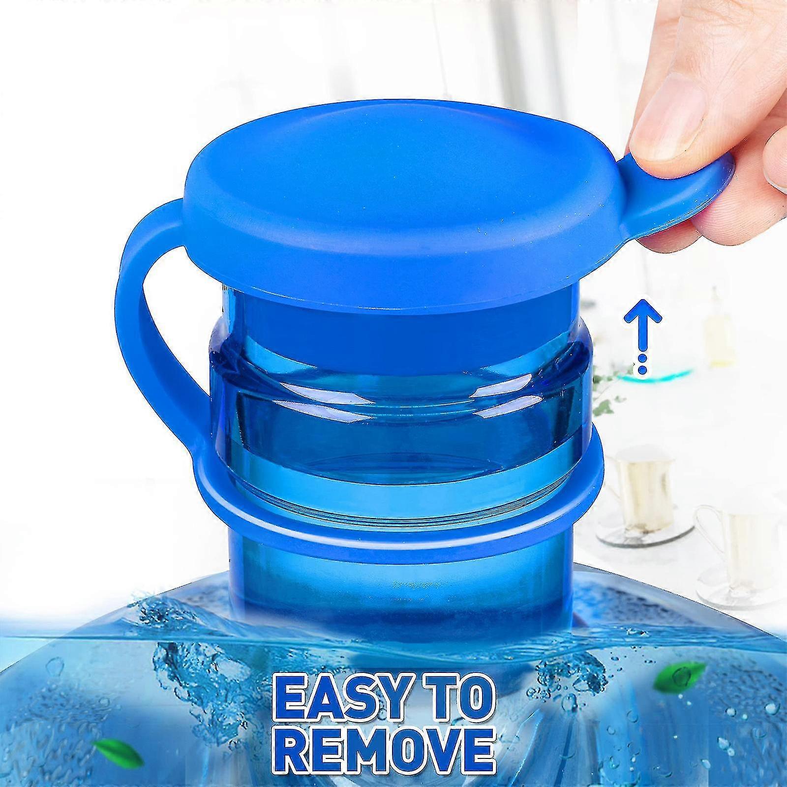 5 Gallon Water Bottle Jug Caps Reusable Durable Silicone No-spill Jug ...