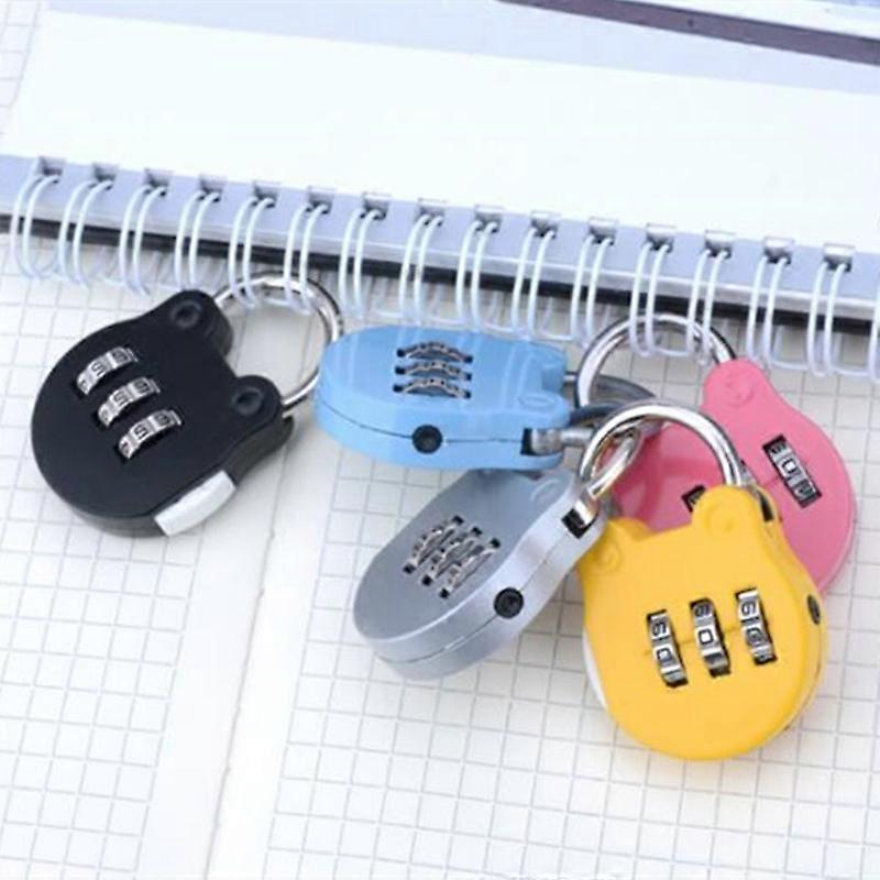 Three-Digit Number Combination Padlock Cartoon Shape Waterproof Lock ...
