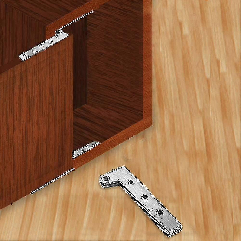 Set Of 2 Stainless Steel Hidden Door Pivot Hinges 360 Degree Rotation ...