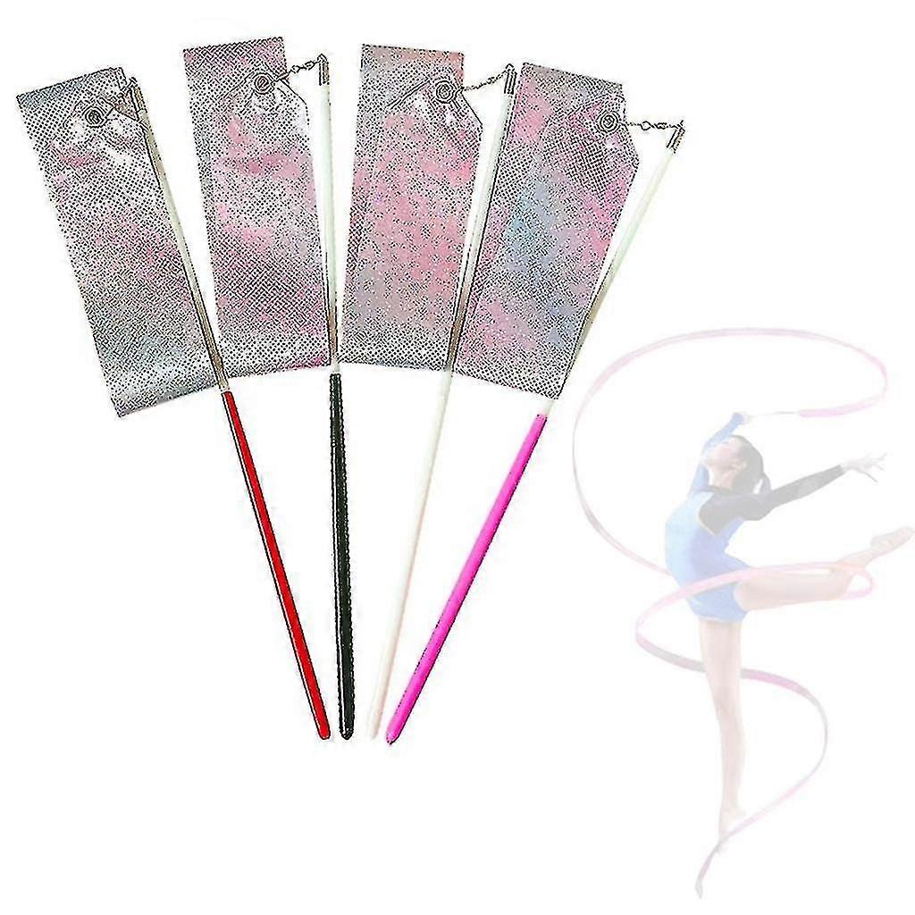 Dance Ribbons Streamers Gymnastics Ribbon Wand,rhythmic Gymnastics ...