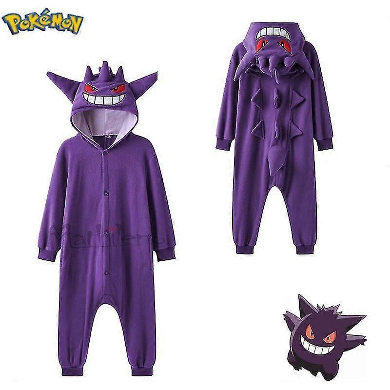 Pokemon Kids Gengar Kigurumi Pajamas Christmas Gift | Fruugo UK