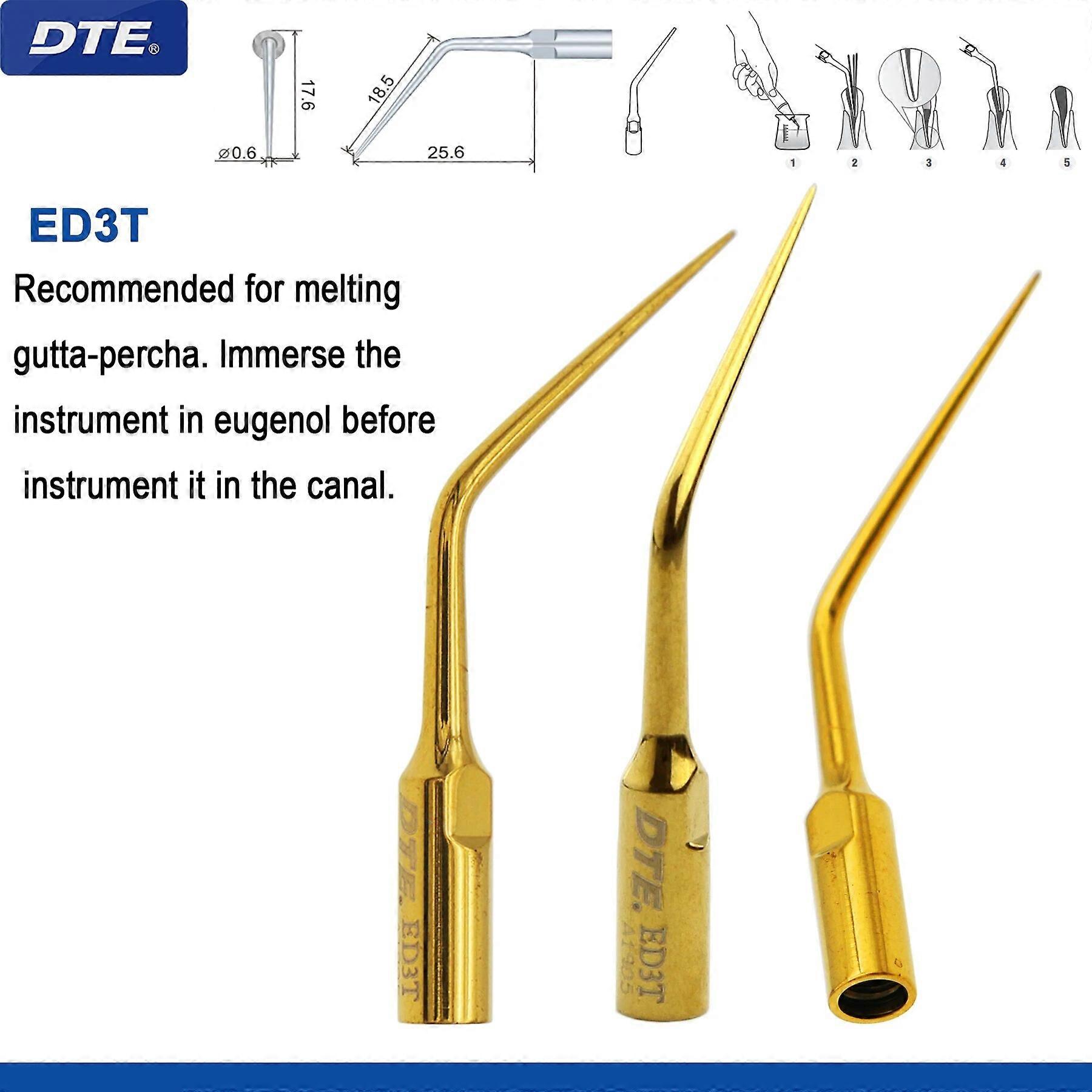 Dental Ultrasonic Scaler Tips Endodontic Endo Tip Medical Tools Accessories Fit DTE NSK SATELEC ...