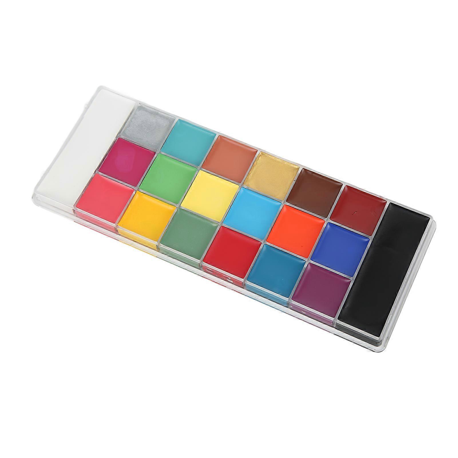 20 Colors Face Body Paint Oil High Saturation Safe Hypoallergenic ...