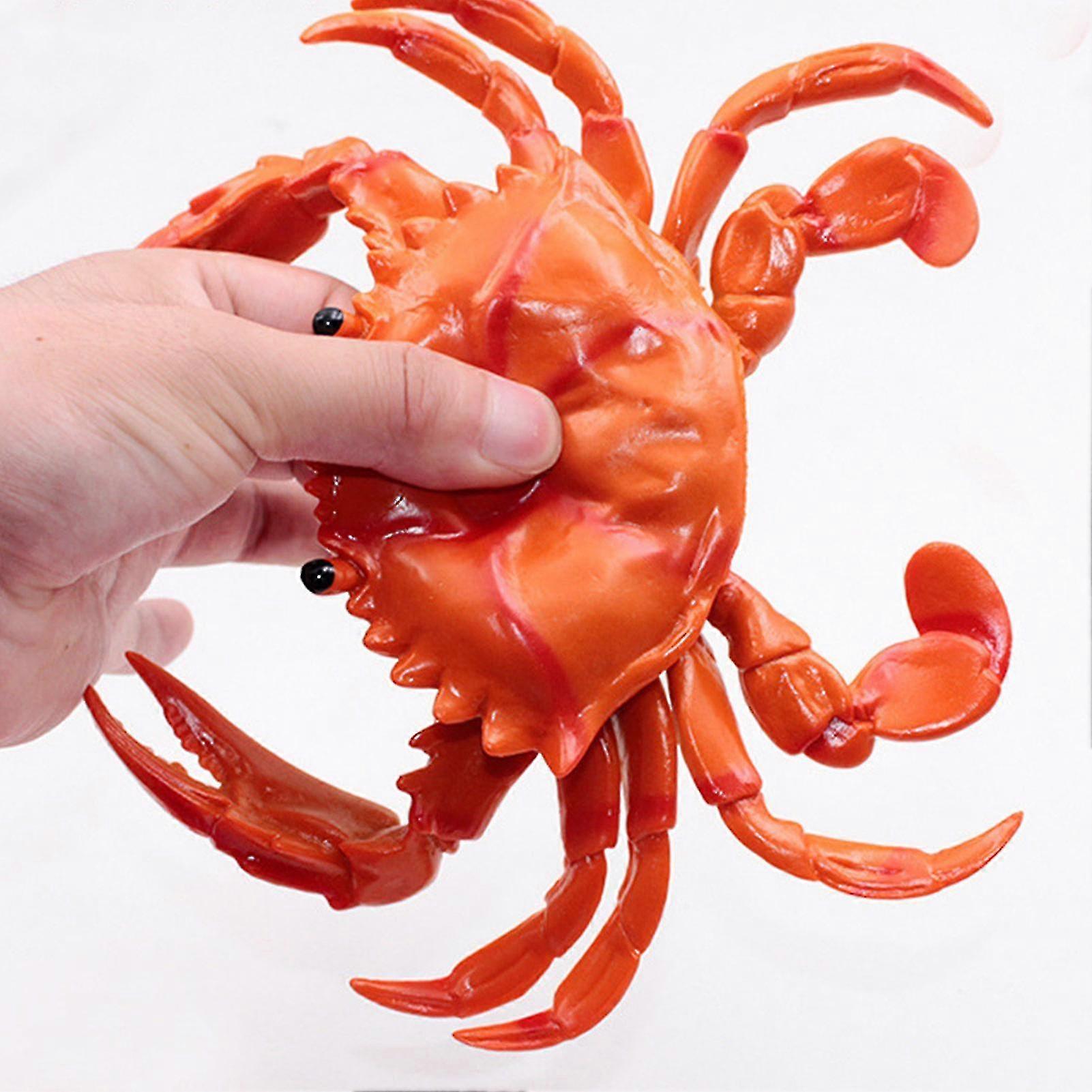 Artificial Realistic Crab Toys Lobster Toys Educational Learning Ocean ...