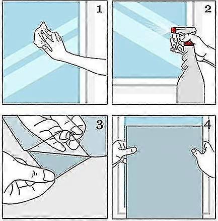 2pc Christmas Window Stickers, Peeping Santa And Rudolph Window Clings ...