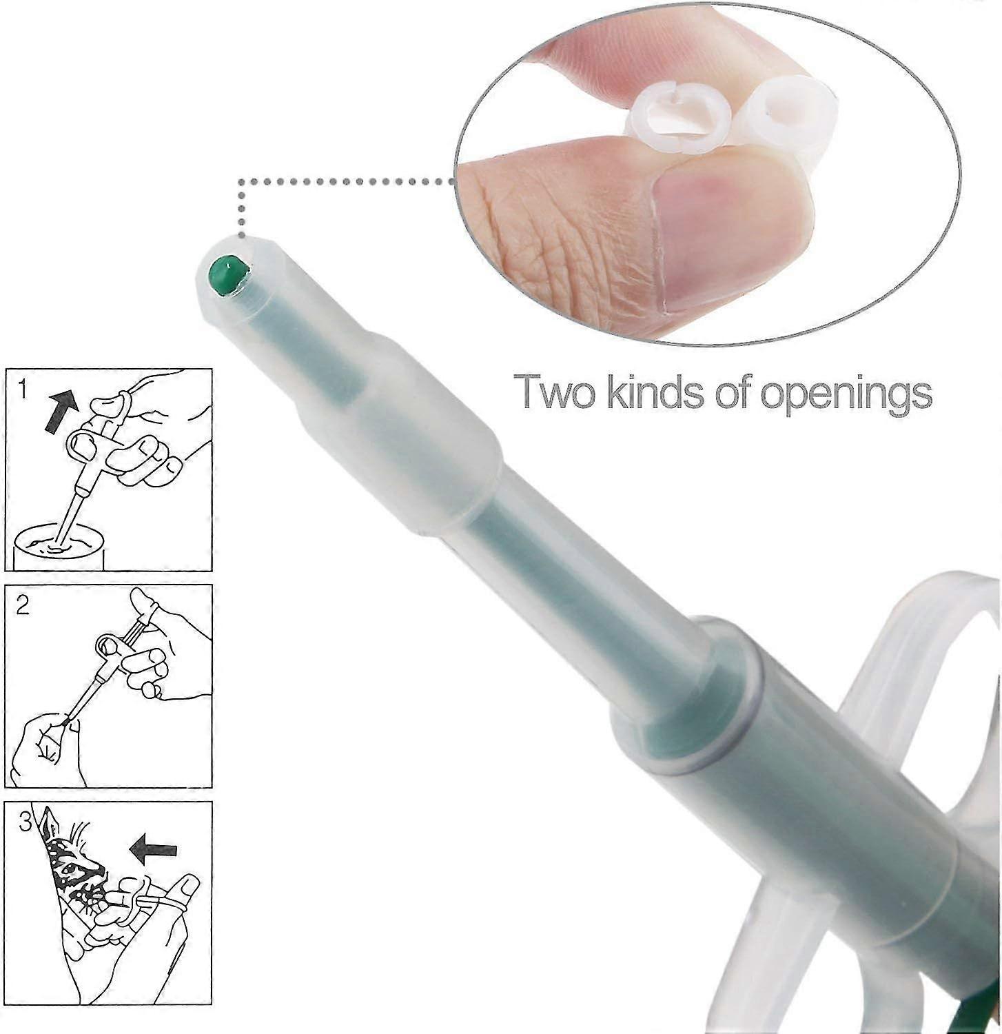 Best-bag Plastic Pet Medicine Feeder Tablet Syringe Reusable Liquid ...