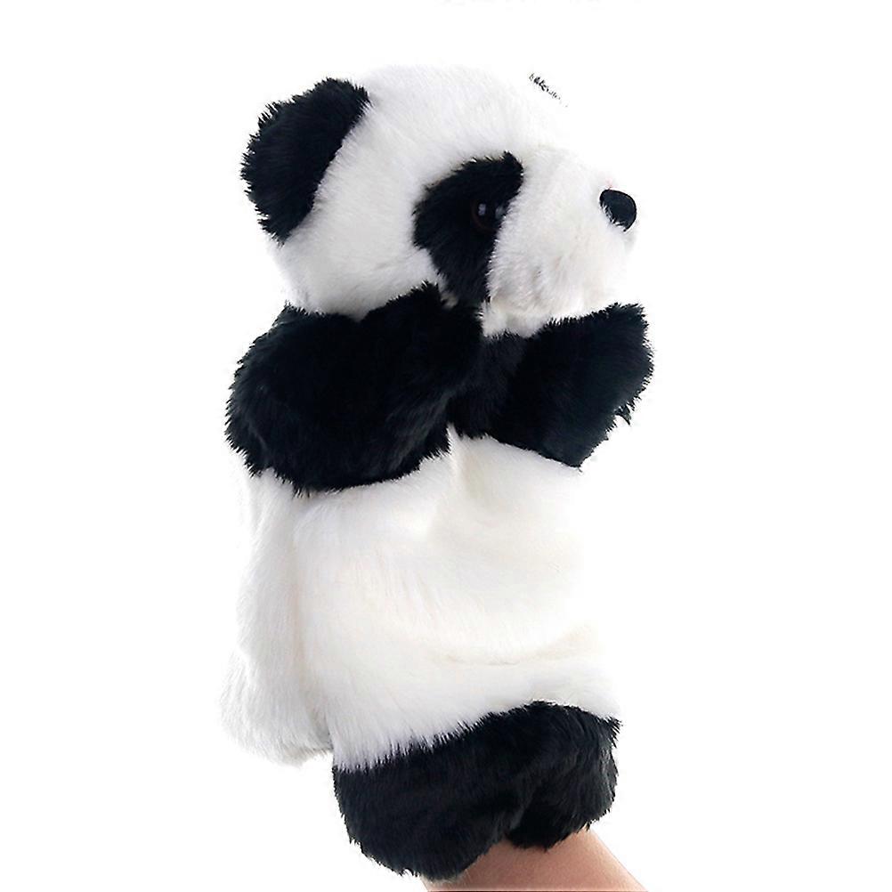 25cm Lovely Giant Panda Hand Puppet Toy Cartoon Story Telling Props for ...