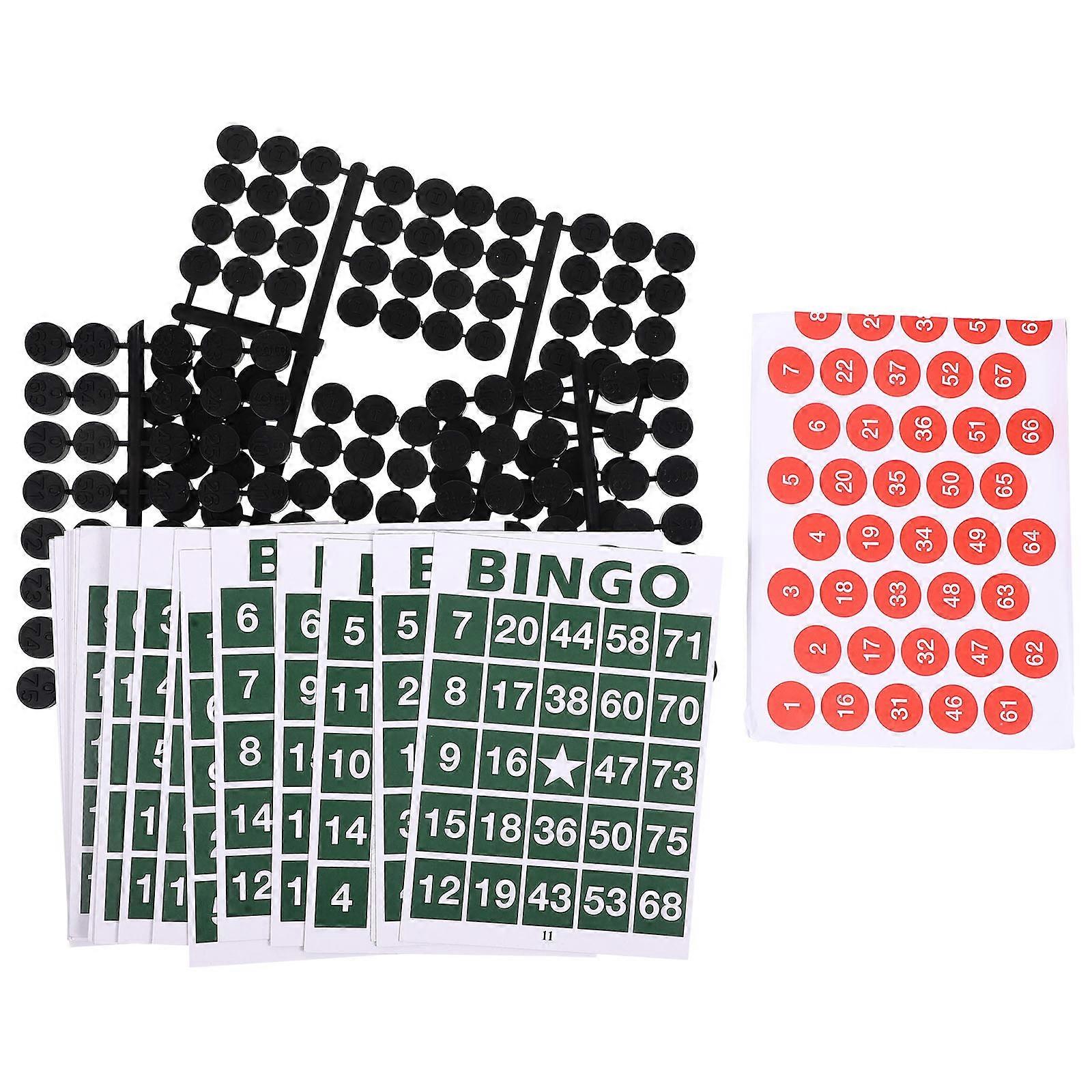 1 Set of Party Bingo Game Set Bingo Number Cards and Number Chess Game ...