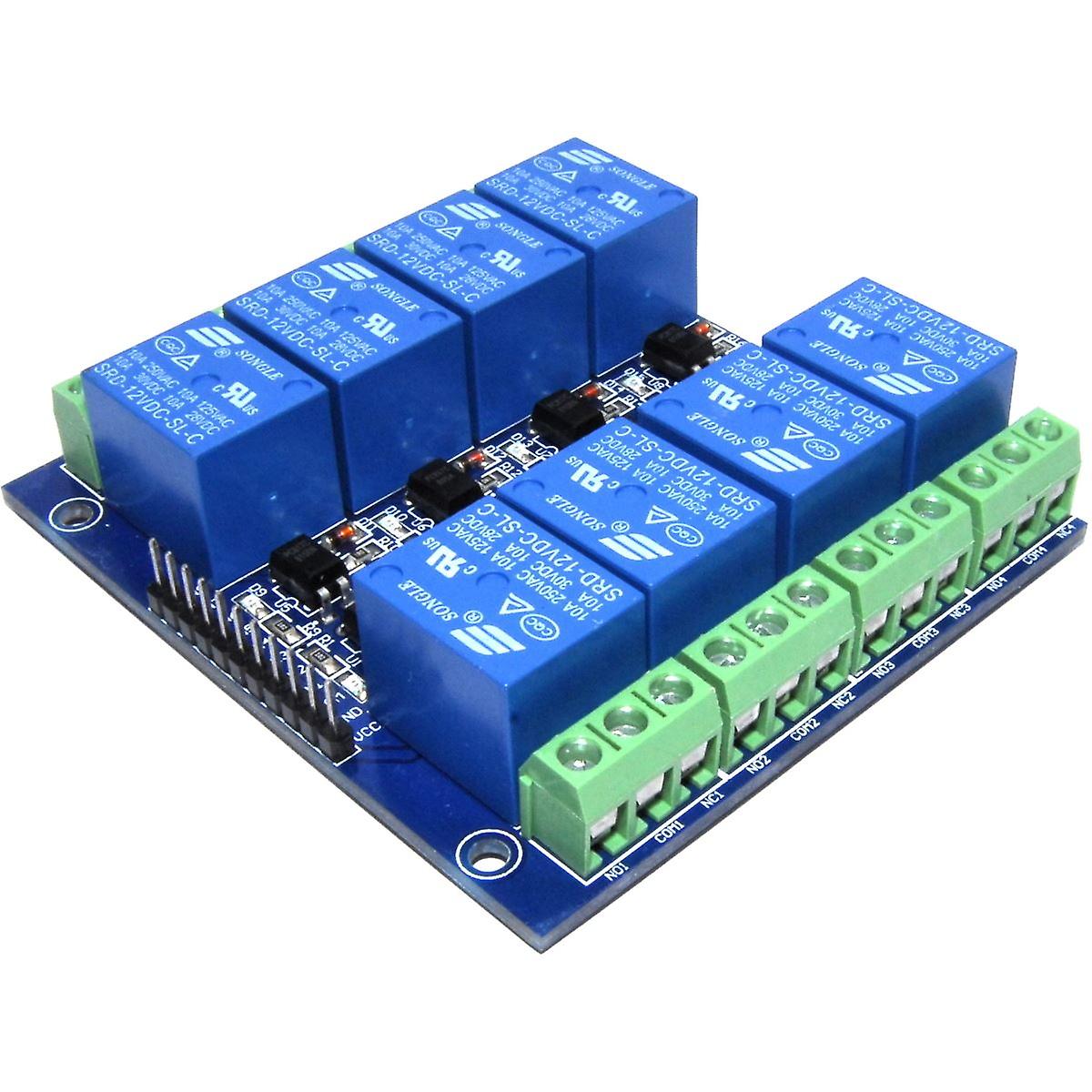 LC Technology 12V 8 Channel Relay Module | Fruugo SE