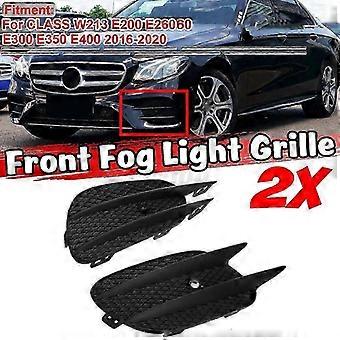 2X Car Front Bumper Fog Light Grill Grille Cover for E CLASS W213 E200 ...