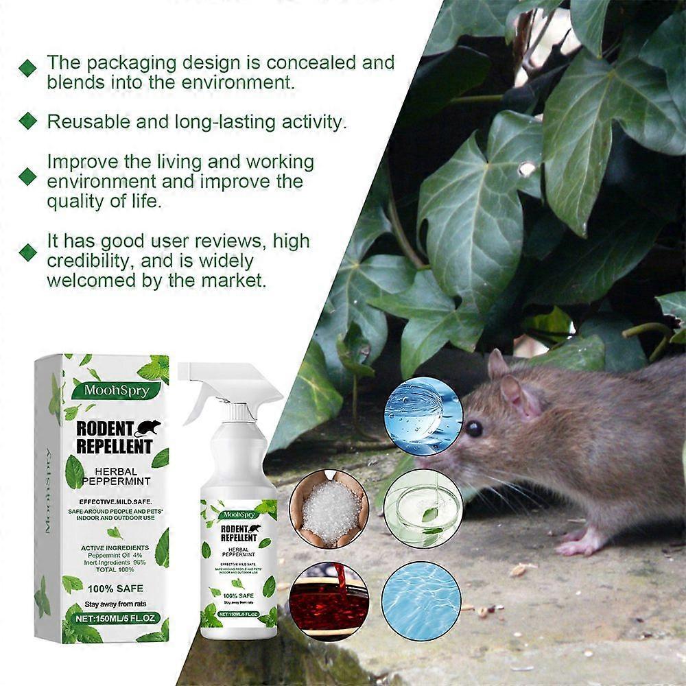 Rat & Mouse Repellent Spray - 250ml Fast Acting Safe Around Pets New ...