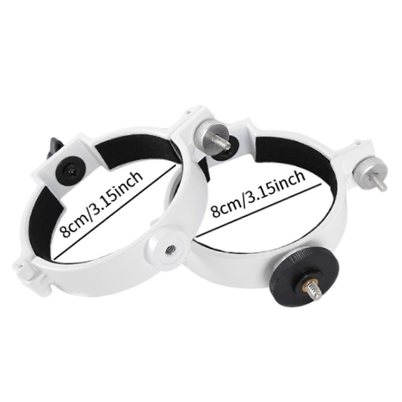 2 Pieces Telescope Tube Rings Astronomy Easy Installation Spare Parts ...
