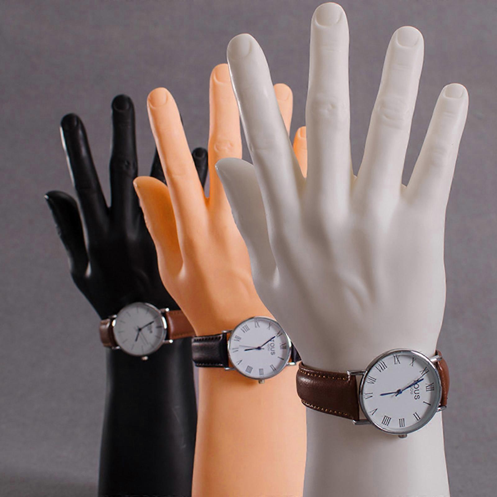 Simulation Men's Hand Model Hand Bracket Male Watch Ring Jewelry Glove ...