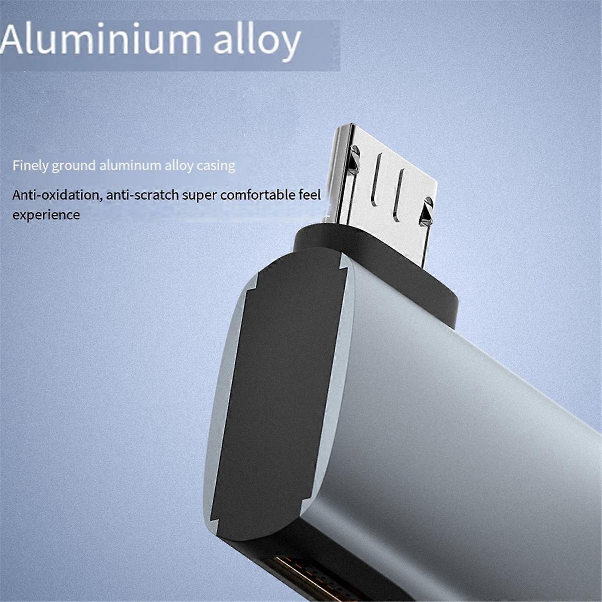 4K OTG Cable Adapter Power Supplied Micro-USB to USB with Angle Design ...